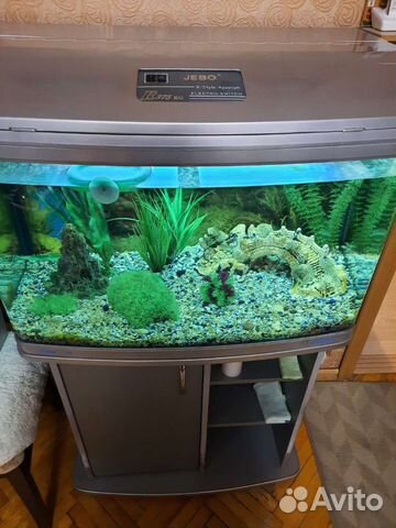 Аквариум с тумбой Jebo r375 kg 140 л