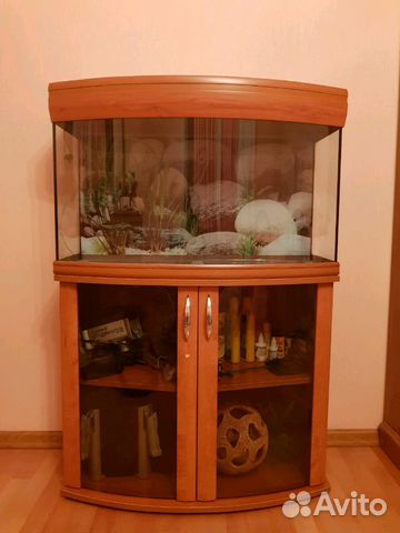 Аквариум 120л, с тумбой и оборудованием