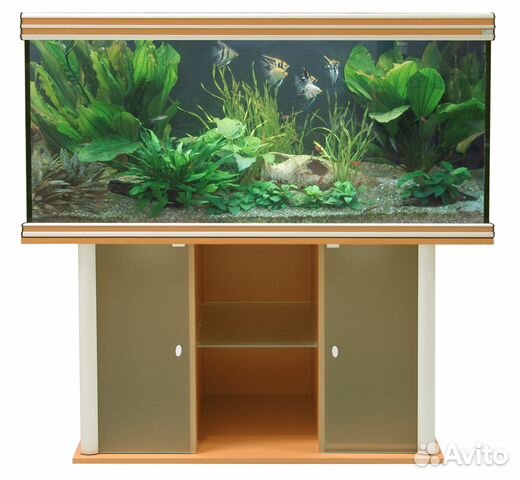 Новый Аквариум 470л бук aquatlantis с Тумбой