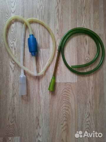 Сифон для чистки аквариума с грушей